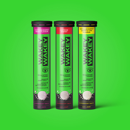 Wakey Wakey Energy Effervescent Drinks, with Caffeine and Guarana