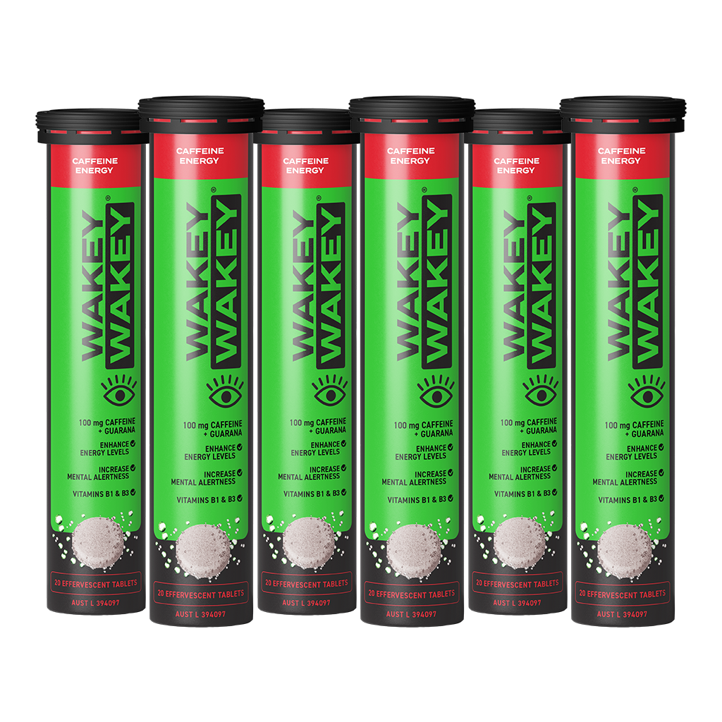 Wakey Wakey Energy Effervescent Drinks, with Caffeine and Guarana