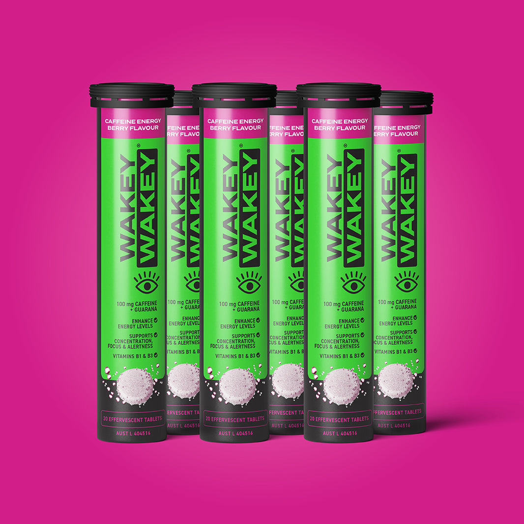 Wakey Wakey Energy Effervescent Drinks, with Caffeine and Guarana