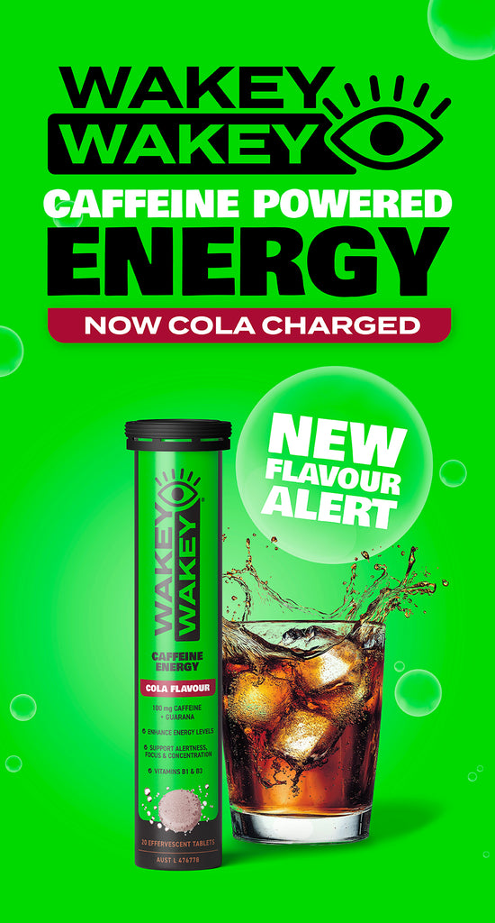 Wakey Wakey Energy Effervescent Drinks, with Caffeine and Guarana